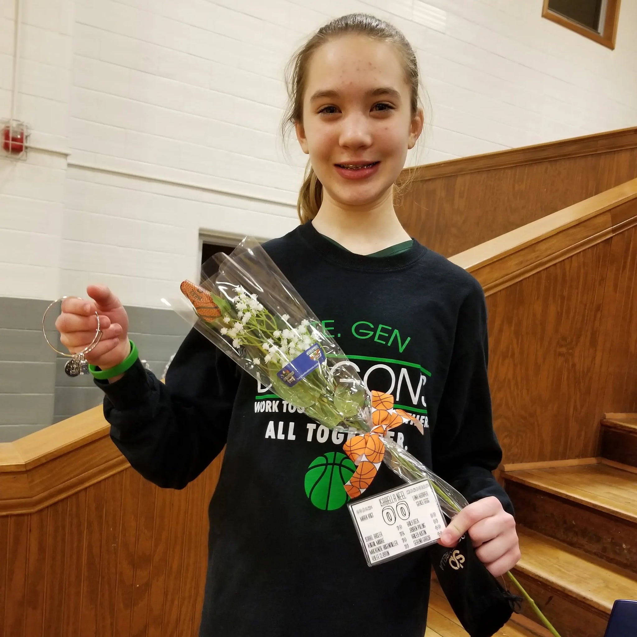 Basketball Rose Long Stem - Basketball Themed Gifts and Flower ...