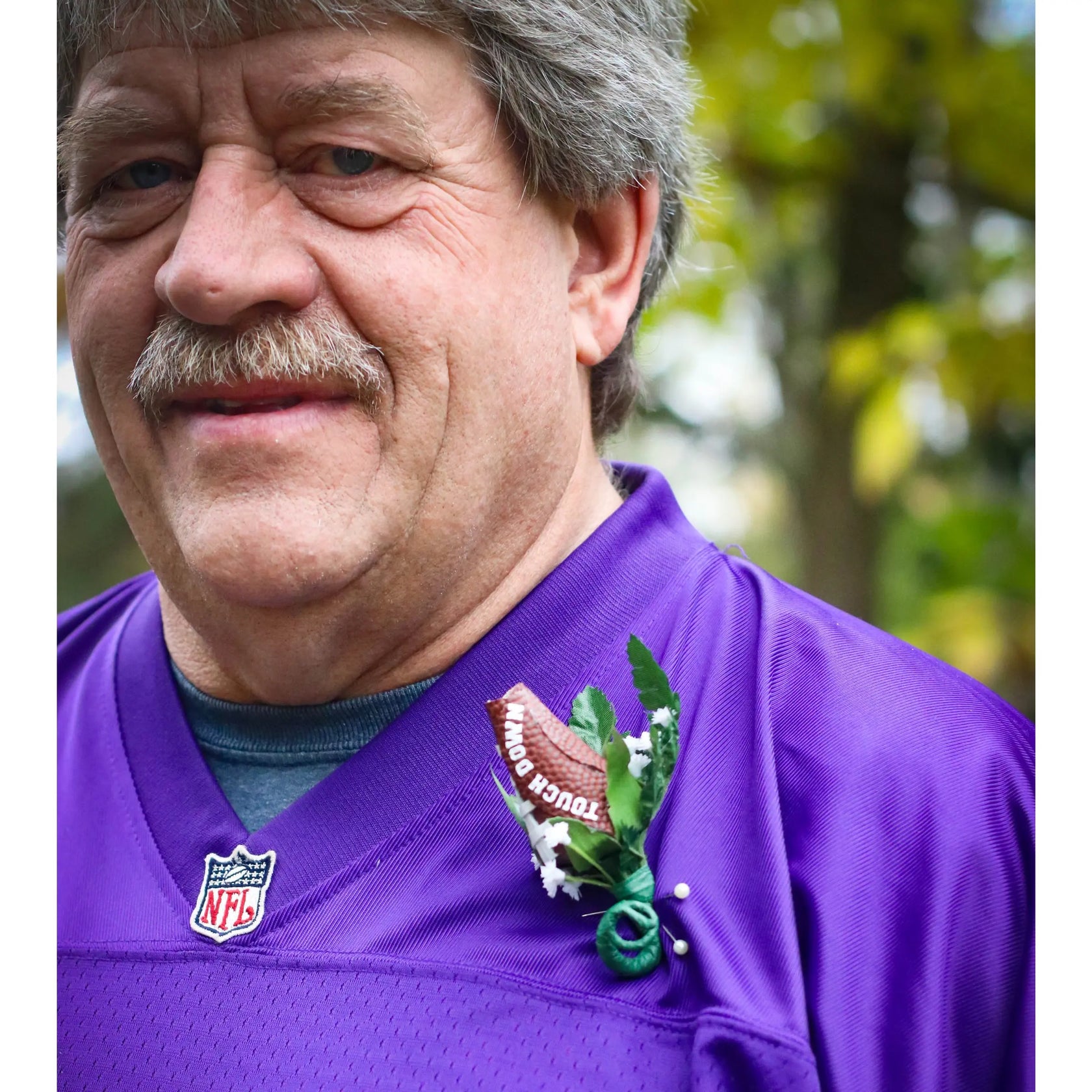 Football Rose Boutonniere - Football Themed Weddings, Prom, Homecoming ...